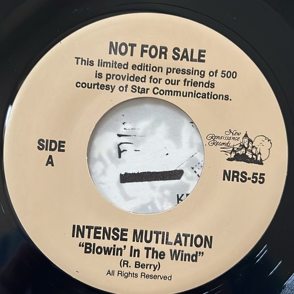 Vintage Vinyl | Media | Intense Mutilation Rare First Press Only 50 ...